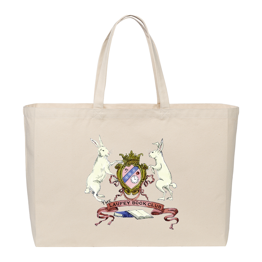 Crest Tote Tote Laufey Book Club Laufey Merch